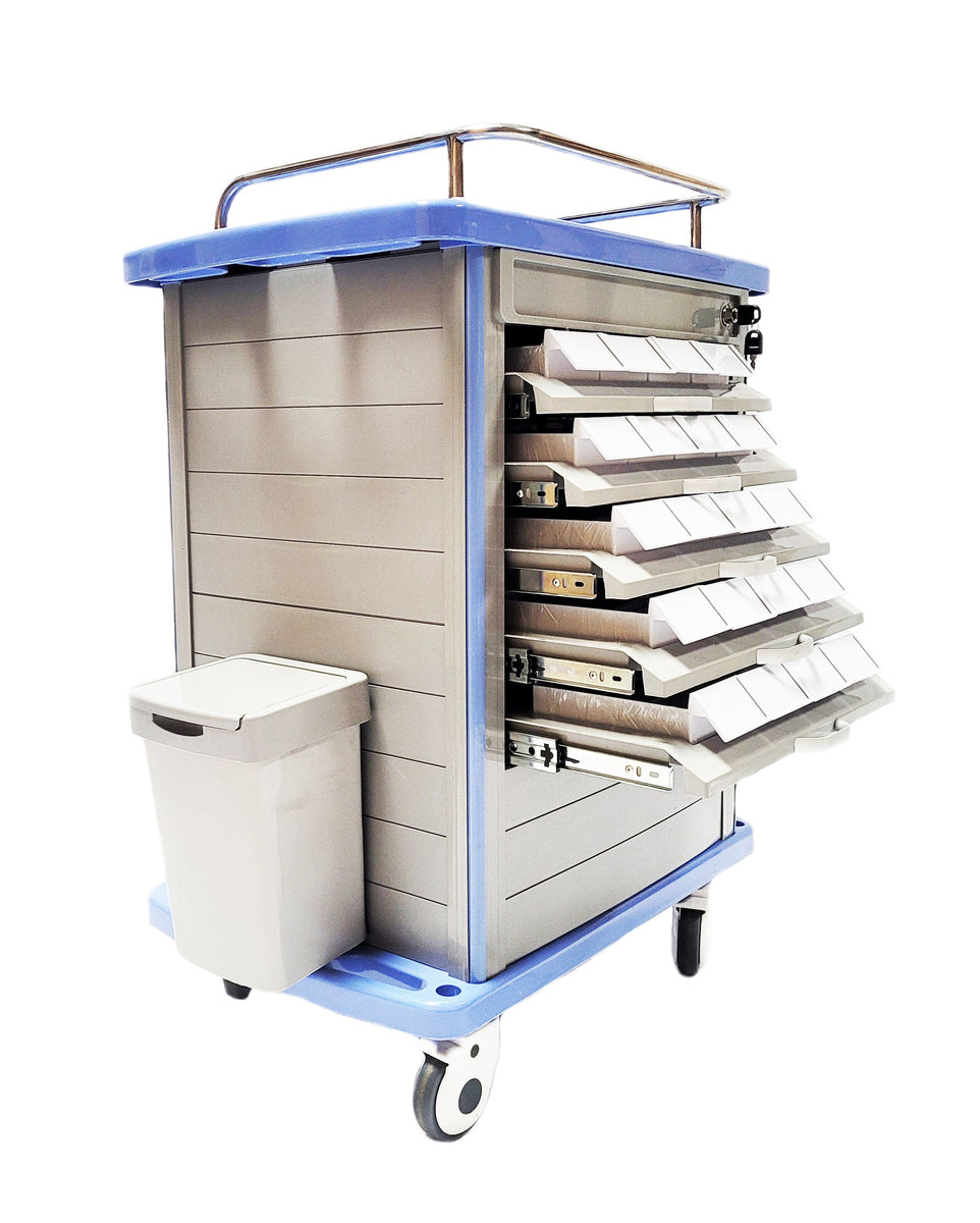 200MBS Medication Cart | Medication Cart with Accessories | MS3C | MS3C