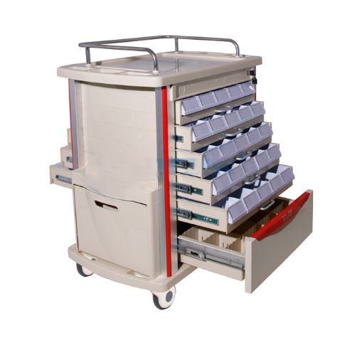 Mobile Medication Cart | Rolling Medical Cart | MS3C | MS3C